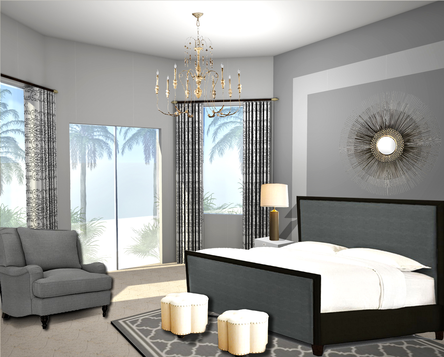 House Tour: Crisp Buttoned-Up Villa - Krista + Home